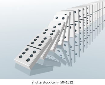 Domino Effect Stock Illustration 5041312 | Shutterstock