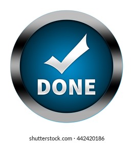 Done Button Isolated Stock Illustration 442420186 | Shutterstock