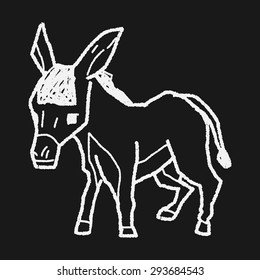 Donkey Doodle: vector de stock (libre de regalías) 290939963