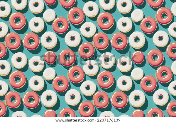 Donut Graphics Texture Wallpaper Desktop Sweet Stock Illustration ...