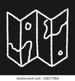 Doodle Map Stock Vector (Royalty Free) 257961035 | Shutterstock