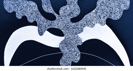 Doodle Background Ocean Scratch Drawn Marine Stock Illustration ...