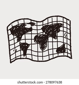 Doodle Map Stock Illustration 278097638 | Shutterstock