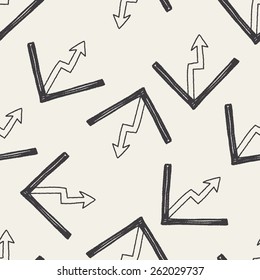 Doodle Report Form Seamless Pattern Background Stock Illustration ...