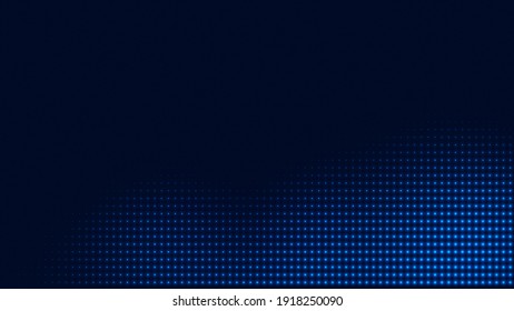 Dot Blue Pattern Screen Led Light Stock Illustration 1918250090 ...