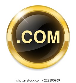 Dot Com Icon Stock Illustration 222190969 | Shutterstock