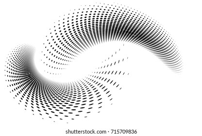 Dot Halftone Dotted Design Element Abstract Stock Illustration ...