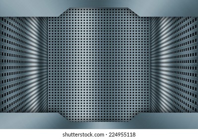 Dot Pattern Metal Background Stock Illustration 224955118 | Shutterstock