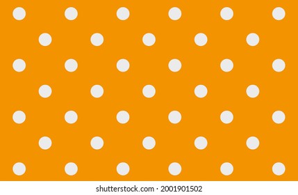 Dot Pattern White Dots Orange Background Stock Illustration 2001901502 ...