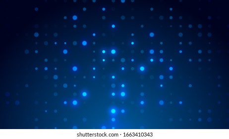 Dot White Blue Pattern Screen Led Stock Illustration 1850024419 ...