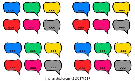 1,485 Three dots speech bubble Images, Stock Photos & Vectors ...