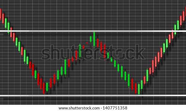 Double Bottom Stock Chart Pattern 3d Stock Illustration 1407751358 ...
