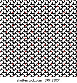 Double Seamless Pattern Arab Shemagh Traditional Stock Illustration ...