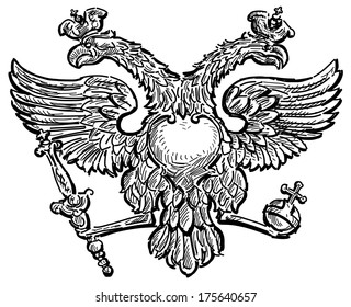 Doubleheaded Eagle Stock Illustration 175640657 | Shutterstock
