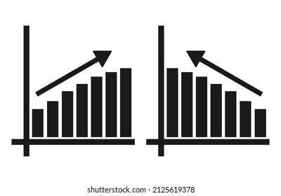 Down Chart Icons Stock Illustration 2125619378 | Shutterstock
