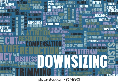 Downsizing Job Corporate Workplace Stock Illustration 96749203 ...