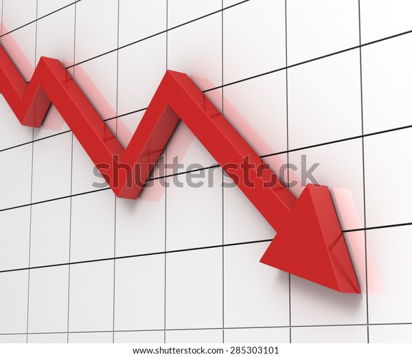 Downward Arrow Stock Illustration 285303101 | Shutterstock