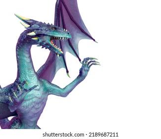 Dragon Attack Close This Green Monster Stock Illustration 2189687211 ...