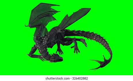 Dragon Green Screen: ilustrações stock 326402882 | Shutterstock