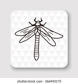 Dragonfly Doodle Stock Illustration 366943175 | Shutterstock