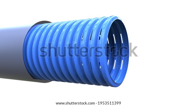 Drainage Pipe Structure Scheme Isolated Concept Stock Illustration ...