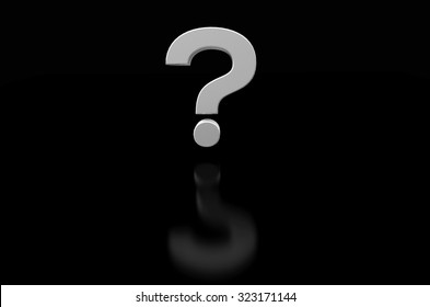 Close Question Mark Dark Theme Interrogative Stock Illustration 1910414422
