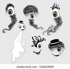 Ilustrasi Stok Drawing Ghost Entity 1266229834 | Shutterstock