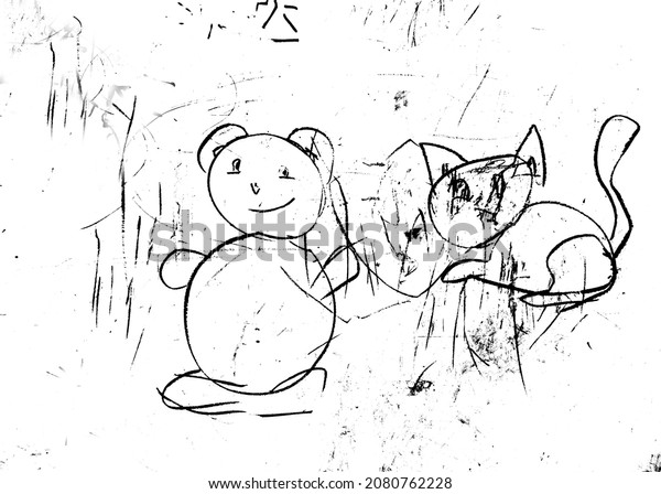 Drawing On Theme Where We Going Stock Illustration 2080762228 ...