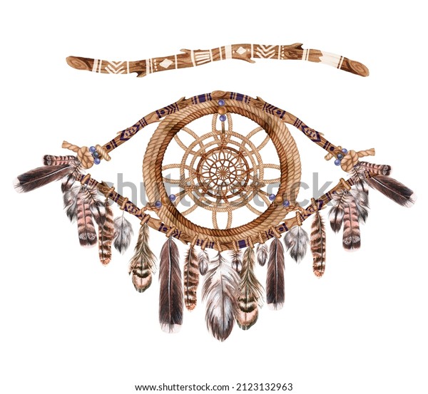 Dream Catcher Shape Eye Stock Illustration 2123132963 | Shutterstock