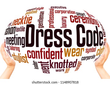 Dress Code Word Cloud Sphere Concept Stock Illustration 1148907818 ...
