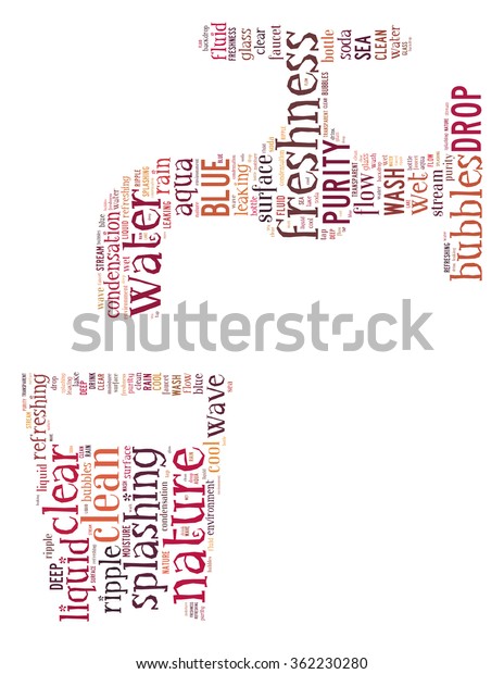 Drinking Water Word Cloud Concept On Stock Illustration 362230280 ...