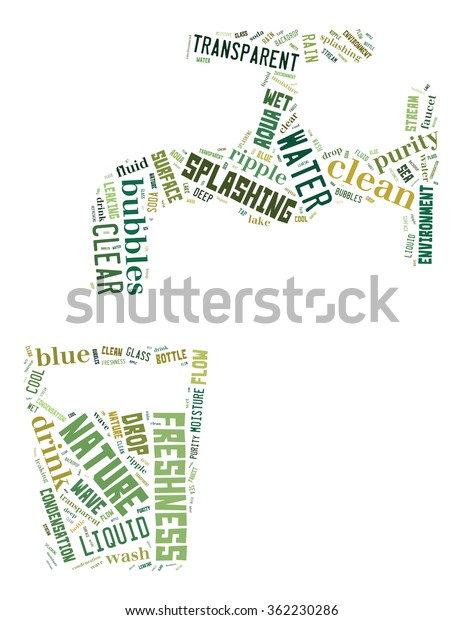 Drinking Water Word Cloud Concept On Stock Illustration 362230286 ...