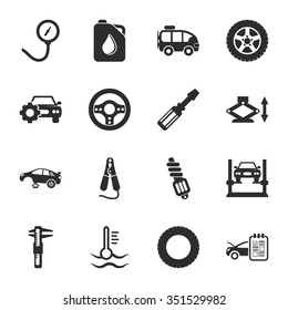 Driver Icons Set Stock Illustration 351529982 | Shutterstock