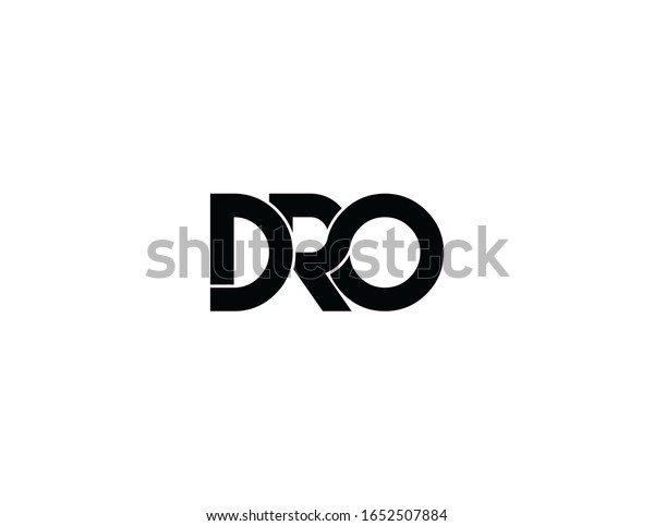 Dro Original Monogram Logo Design Stock Illustration 1652507884 ...