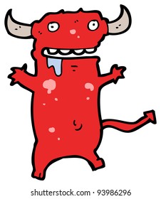 Cartoon Little Monster: เวกเตอร์สต็อก (ปลอดค่าลิขสิทธิ์) 187797203 ...