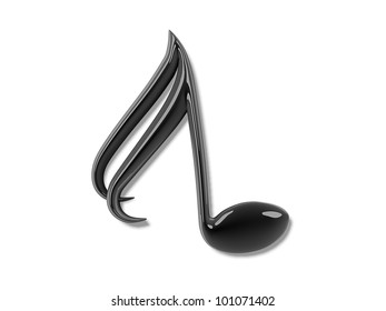 Drop Cap Black Music Note On Stock Illustration 101071402 | Shutterstock