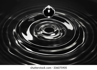 Drops Liquid Silver Stock Illustration 336075905 | Shutterstock