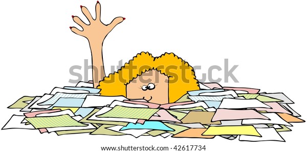 Drowning Paper Stock Illustration 42617734 | Shutterstock
