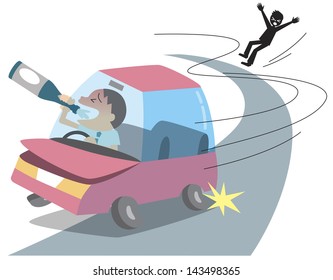 Drunk Driving Stock Illustration 143498365 | Shutterstock