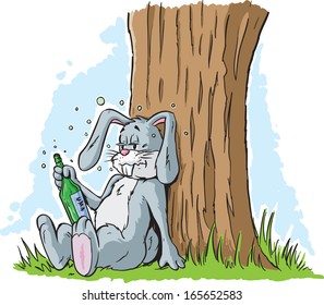 180 Drunk bunny Images, Stock Photos & Vectors | Shutterstock
