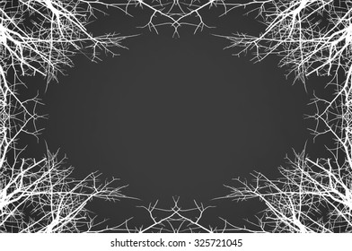 Dry Tree On Simple Dark Grey Stock Illustration 325721045 | Shutterstock