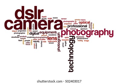 Dslr Camera Word Cloud Concept Stock Illustration 502403017 | Shutterstock