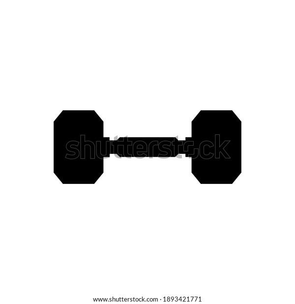 Dumbbell Graphic Design Simple Clean Shape 库存插图 1893421771 | Shutterstock