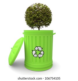 Dustbin Tree Stock Illustration 106754105 | Shutterstock