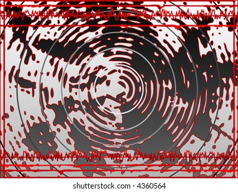 Dynamic Harsh Background Aka Razor Sound Stock Illustration 4360564 ...