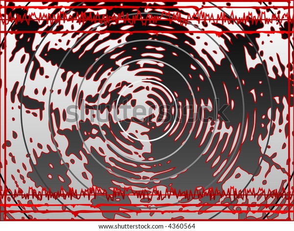 Dynamic Harsh Background Aka Razor Sound Stock Illustration 4360564 ...