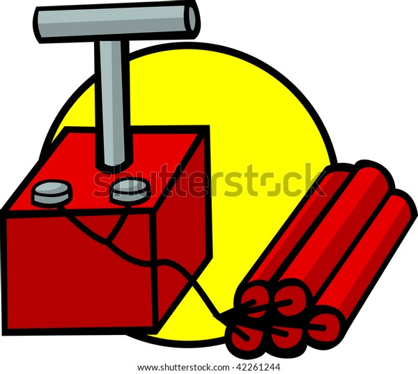 Dynamite Detonator Stock Illustration 42261244