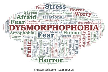 Dysmorphophobia Word Cloud Stock Illustration 1326480506 | Shutterstock
