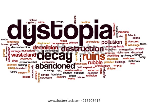 Dystopia Concept Word Cloud Background 库存插图 213905419 | Shutterstock