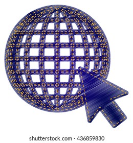 Earth Globe Cursor Stock Illustration 436859830 | Shutterstock